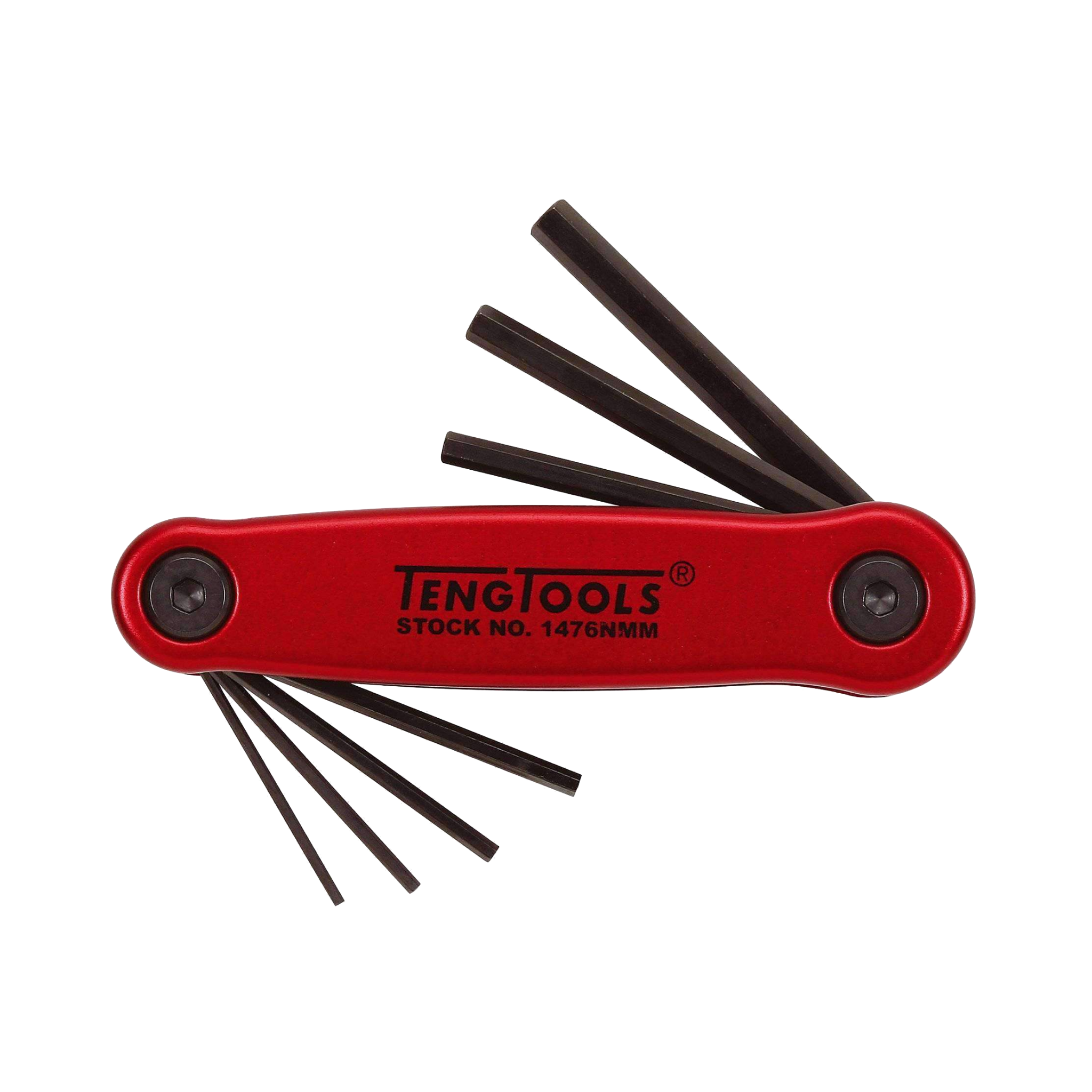Teng Tools 7 Piece Metric Retractable Hex Key / Allen Wrench Set (1.5m ...