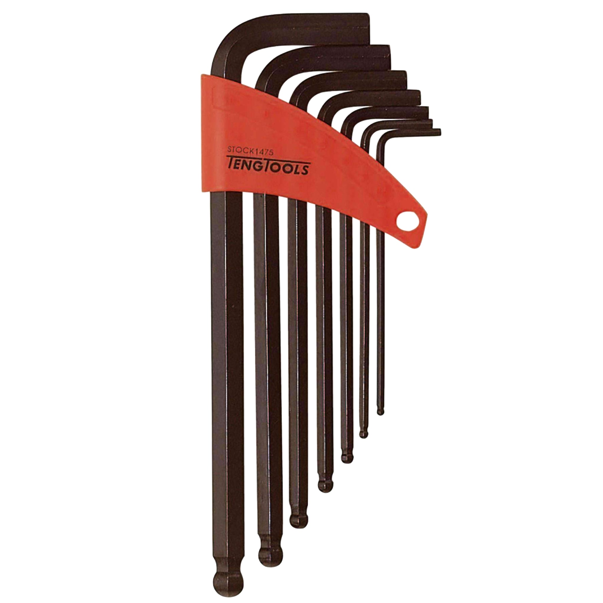 Teng Tools 7 Piece Black Metric Ball Point Hex Key / Allen Wrench Set ...