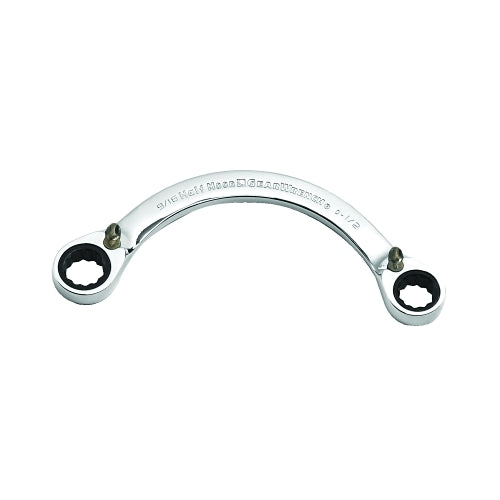 Gearwrench Half-Moon Reversible Double Box Ratcheting Wrenches, 3/8 In ...