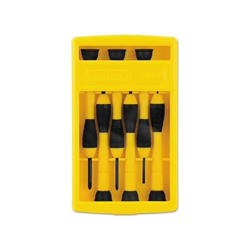 Stanley Precision Screwdriver Sets, Phillips; Slotted - 1 per SET - 66 ...
