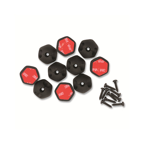 Klein Tools Self Adhesive Cable Mounting Clips, 1 Slot - 60 per BX - 4 ...