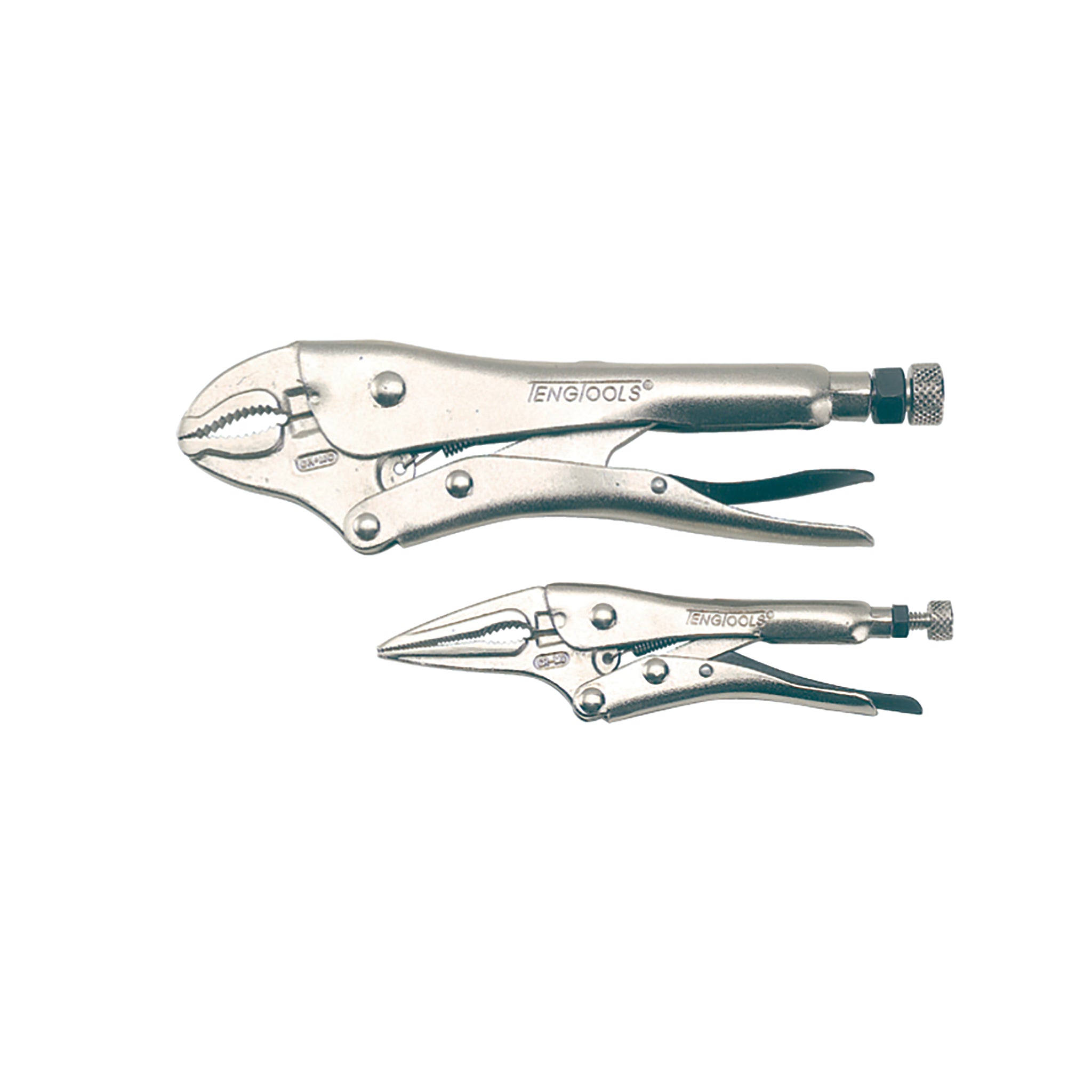 Teng Tools 2 Piece Power Grip Locking Pliers Set - 402 – Segomo Tools