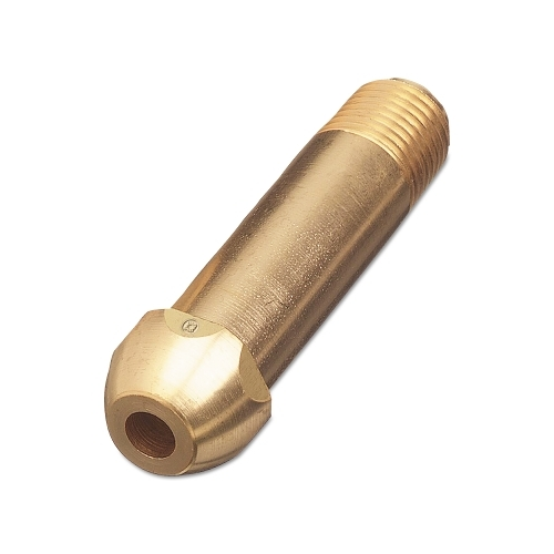 Western Enterprises Regulator Inlet Nipples, 4", Brass, Cga-580; Cga-5 ...
