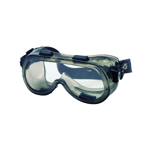 Mcr Safety Verdict Goggles, Clear/Gray, Scratch Resistant, Elastic Str ...