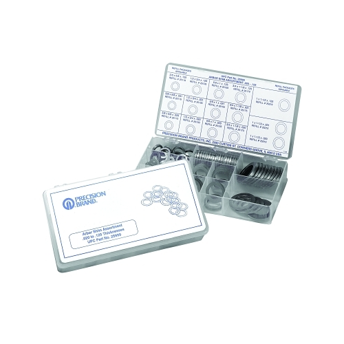 Precision Brand Arbor Shim Assortment Kits, .020Inches .031Inches .125 ...