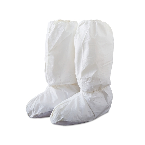 Dupont Tyvek Isoclean High Boot Covers With Pvc Soles, X-Large, White ...