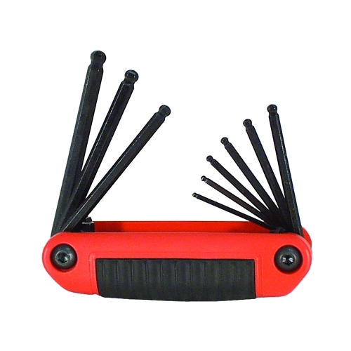 Eklind Tool Ergo-Fold Hex Key Sets, 9 Per Set, Ball Hex Tip, Inch - 4 ...