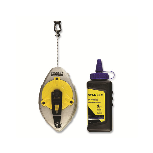 Stanley Fatmax® Xtreme Chalk Box, 100 Ft, With 4 Oz Blue Chalk - 6 per ...