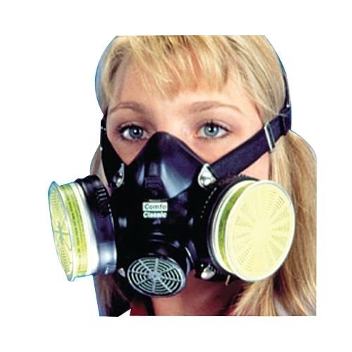 Msa Comfo Classic® Respirator, Medium, Silicone - 1 per EA - 808071 ...