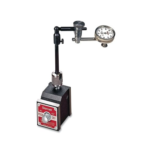 Ls Starrett 657 Series Magnetic Base And Post Assembly, 657Cz, Indicat ...