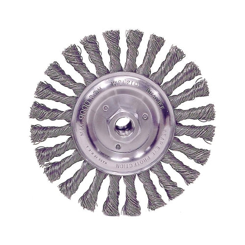Weiler Roughneck Stringer Bead Wheel, 6 Inches Dia, 1 1/2 Inches Trim ...