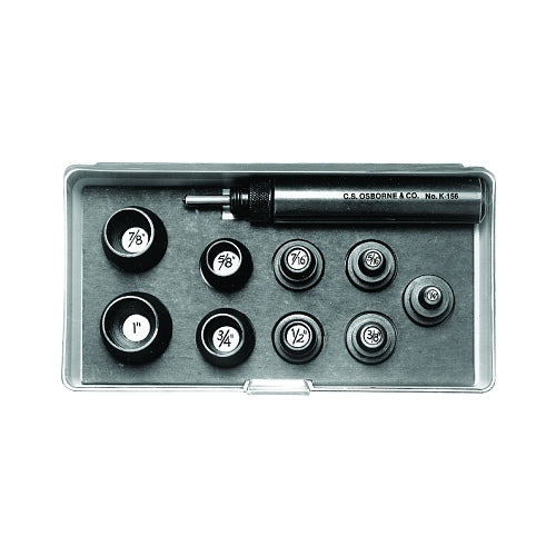 Cs Osborne Punch Sets, Self-Centering Punch Set, English, 9 Punches 1 ...