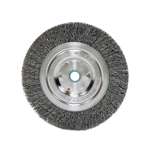 Weiler Wolverine Crimped Wire Wheel, 6 Inches Dia, Narrow, .014 Inches ...