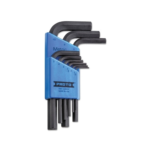 Proto Metric Hex Key Sets, 9 Per Holder, Hex Tip, Metric - 1 per SET ...
