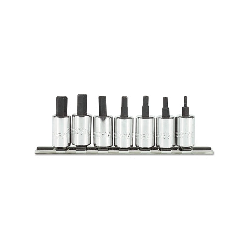 Proto 7 Piece Short Hex Bit Socket Sets, 3/8 In - 1 per SET - J49907ST ...
