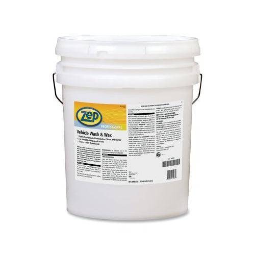 Zep Professional Vehicle Wash And Wax, 5 Gal, Pail - 1 per EA - 104158 ...