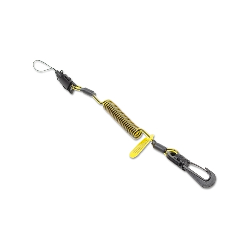 Dbisala Clip2Loop Coil Tethers, 7 In, Carabiner, 2 Lb Cap. - 10 per PK ...