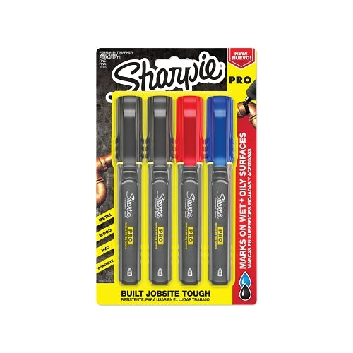 Sharpie Pro Marker, Assorted Colors, Fine Size, Point Tip - 24 per CT ...