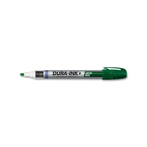 Markal Dura-Ink®+ Easy Off Detergent Marker, Green, Permanent Ink Mark ...