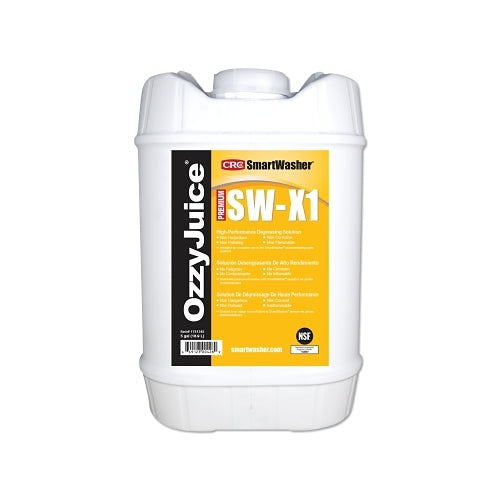 Smartwasher Ozzyjuice® Sw-X1 Hp Degreasing Solution, 5 Gal, Jug, Mild ...