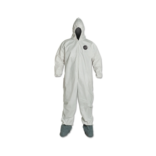 Dupont Proshield Nexgen Coveralls With Attached Hood And Boots, White ...