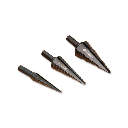 Greenlee Kwik Stepper® Step Bit Kit, 1/8 Inches To 1-1/8 Inches Cuttin ...