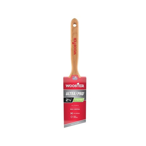 Wooster Ultra/Pro Paint Brushes, 2-1/2 Inches W, Nylon Blend, Wood Han ...