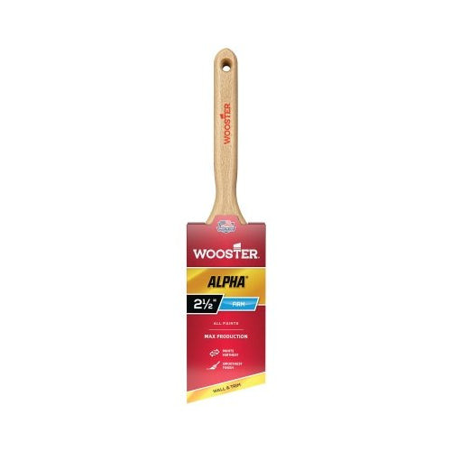 Wooster Alpha® Paint Brushes, 2-1/2 Inches W, Synthetic Blend, Wood Ha ...