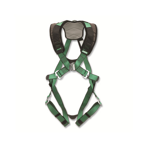 Msa V-Form+? Full-Body Harness, Back D-Ring, Quick Connect, Standard S ...