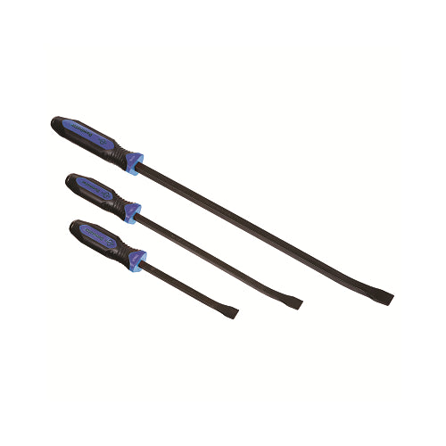 Mayhew Tools Dominator®Pro Pry Bar Set, 3-Pc Blue, Curved, 12 In, 17 I ...