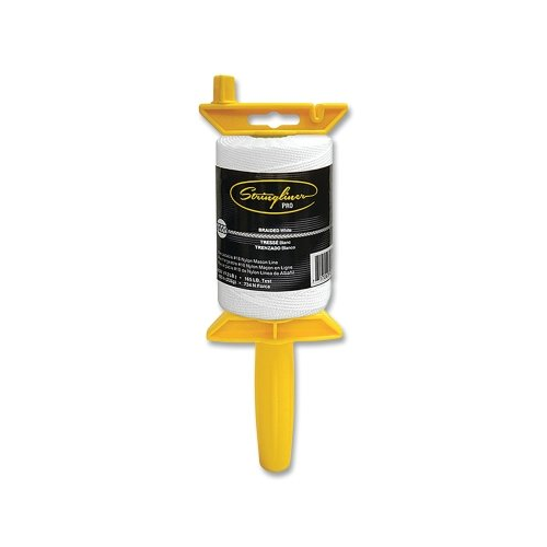 Stringliner Pro Mason'S Line Reel, 500 Ft Braided #18 Nylon With Reel ...