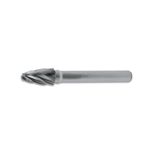 Cleline 1848 General Purpose Solid Carbide Bur, Round Nose Tree, Stnd ...