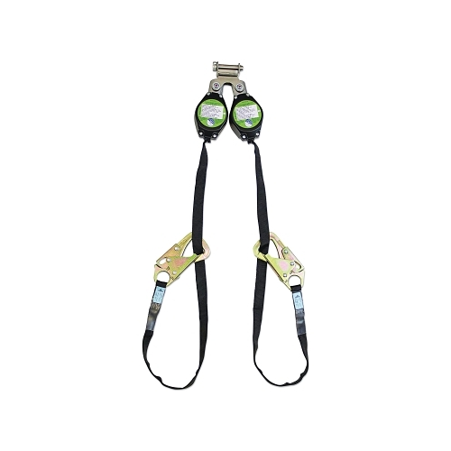 Peakworks Tie-Back Self-Retracting Lifeline Device, 9 Ft, Steel Carabi ...