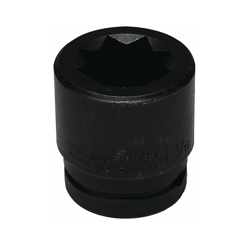 Wright Tool 8 Point Double Square Impact Railroad Sockets, 1 Inches Dr ...