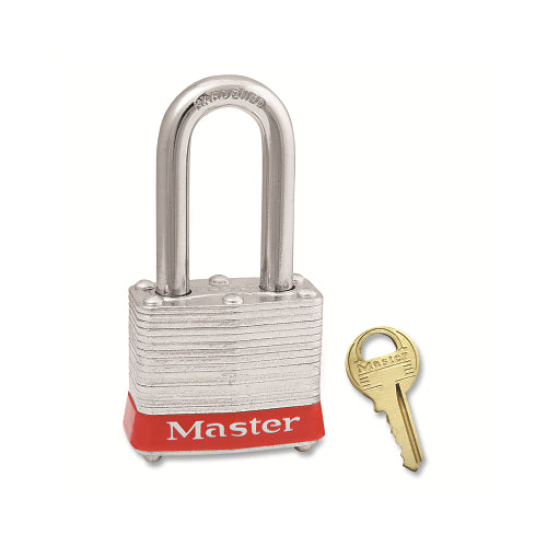 Master Lock No. 3 Laminated Steel Padlock, 9/32 Inches Dia, 5/8 Inches ...