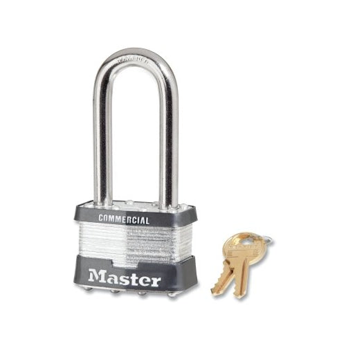 Master Lock No. 5 Laminated Steel Padlock, 3/8 Inches Dia X 15/16 Inch ...