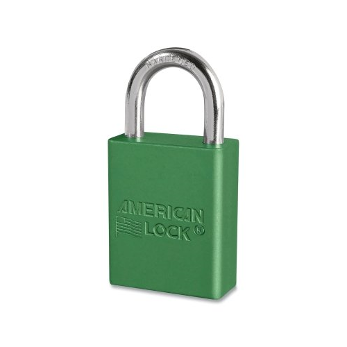 American Lock Anodized Aluminum Safety Padlock, 1/4 Inches Dia, 1 Inch ...