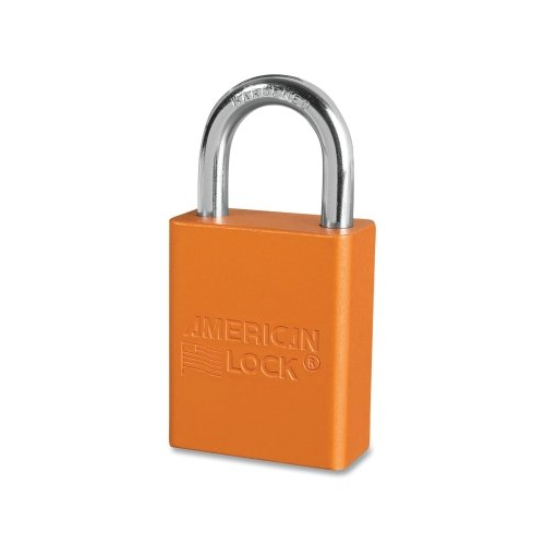 American Lock Anodized Aluminum Safety Padlock, 1/4 Inches Dia, 1 Inch ...
