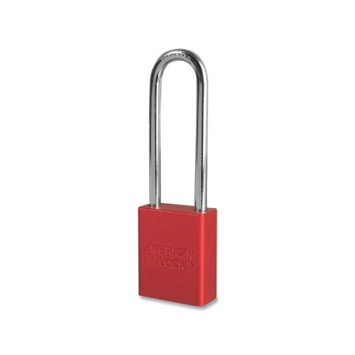American Lock Anodized Aluminum Safety Padlock, 1/4 Inches Dia, 3 Inch ...