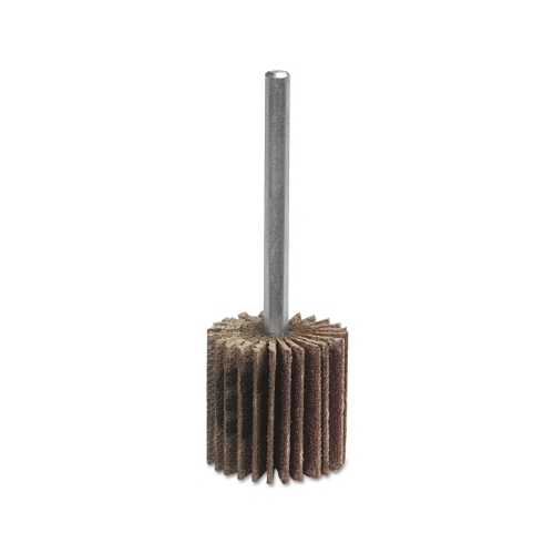 Merit Abrasives Mini Flap Wheels With Mounted Steel Shanks, 1 Inches X ...