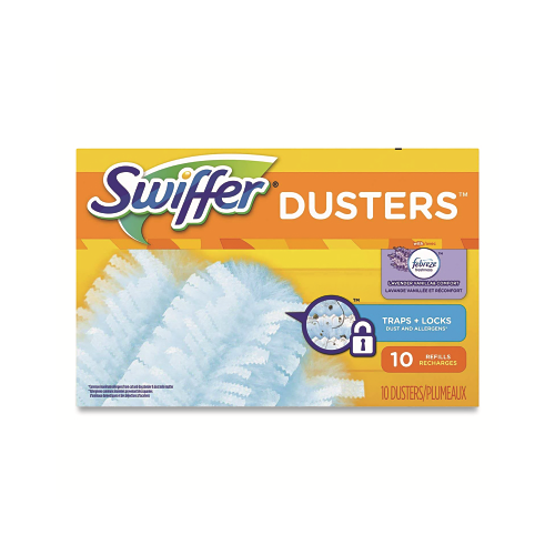 Swiffer Heavy Duty Duster Refill, Dust Lock Fiber, Light Blue, Unscent ...