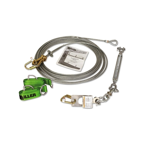Honeywell Miller Skygrip Wire Rope Lifeline Kit, With Two 10 Ft Cross ...