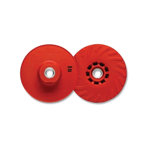 3M Ribbed Disc Back-Up Pad, 5 Inches Dia, 12000 Rpm, Plastic - 10 per ...