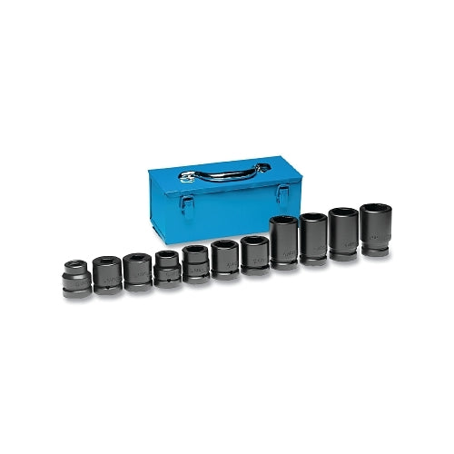 Grey Pneumatic Impact Socket Set, 1 Inches Drive, 6 Point, Metric - 1 ...