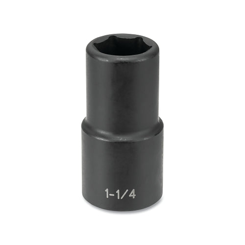 Grey Pneumatic #5 Spline Impact Socket, Deep, Thin Wall, 1-1/16 In - 1 ...