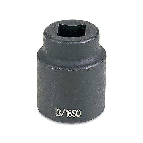 Grey Pneumatic #5 Spline Impact Socket, Square, 17 Mm, 4 Point - 1 per ...