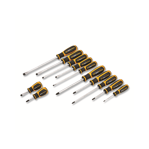 Gearwrench Dual Material Combination Phillips®/Slotted Screwdriver Set ...