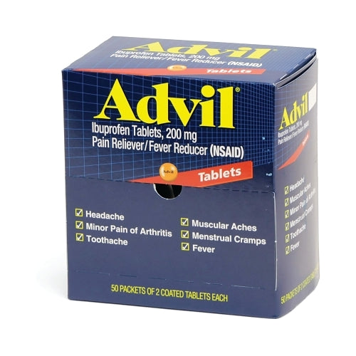 Advil Pain Reliever Tablet, 50 Per Box - 1 per BX - 40933 – Segomo Tools