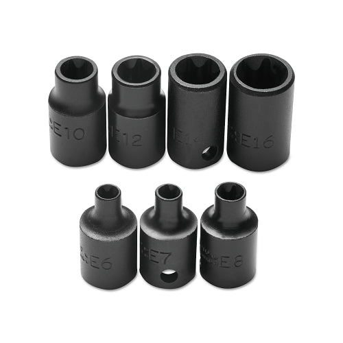 Proto 7 Piece Female Torx Impact Socket Sets, 3/8 In - 1 per SET - J72 ...