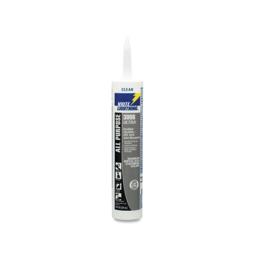 White Lightning 3006 Ultra® All Purpose Elastomeric Sealant, 10 Oz, Ca ...